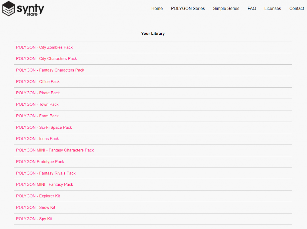 【Unity】synty storeで買ったアセットをUnityで使う方法【ローポリゴン】 | はいみっくすわーるど